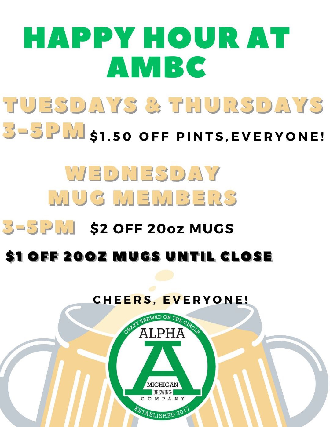 Alpha Michigan Brewing Company - ~We Brew With A Purpose~