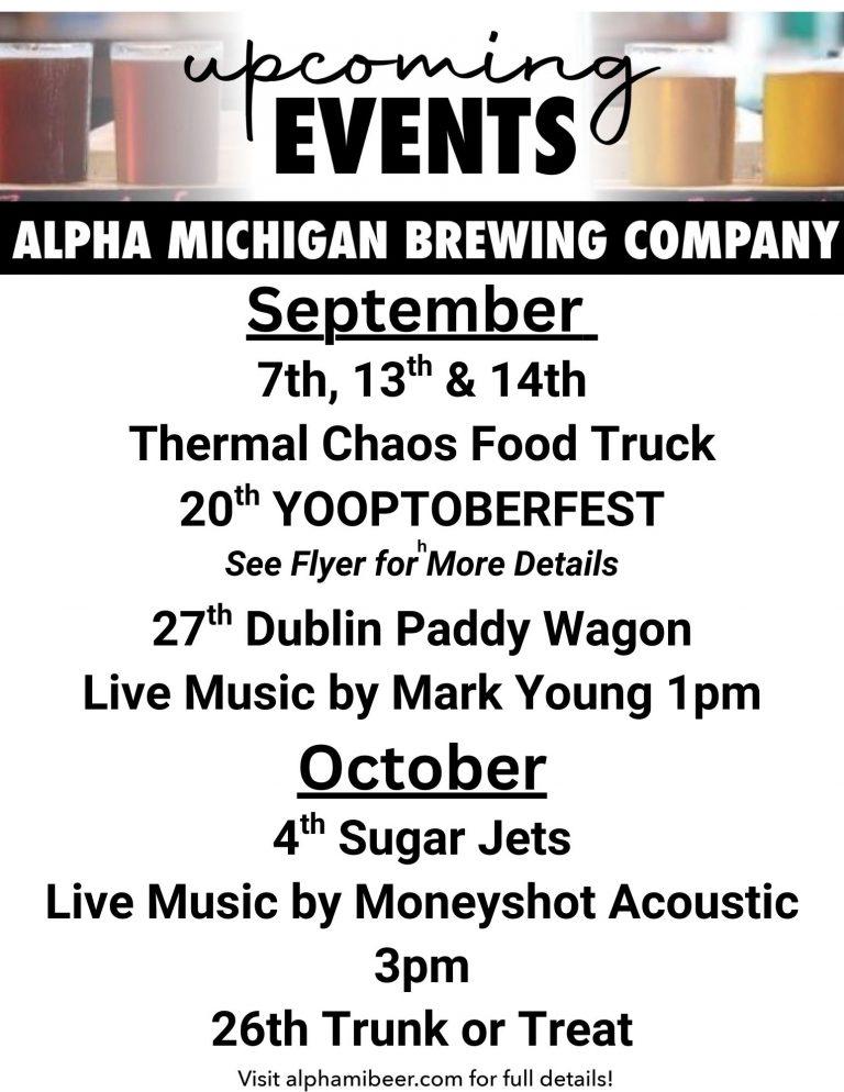 Alpha Michigan Brewing Company - ~We Brew With A Purpose~